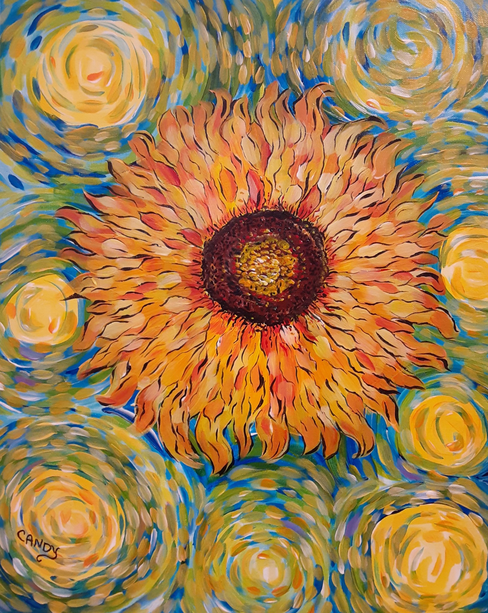 Painting With Candy Floral Painting With Candy Floral