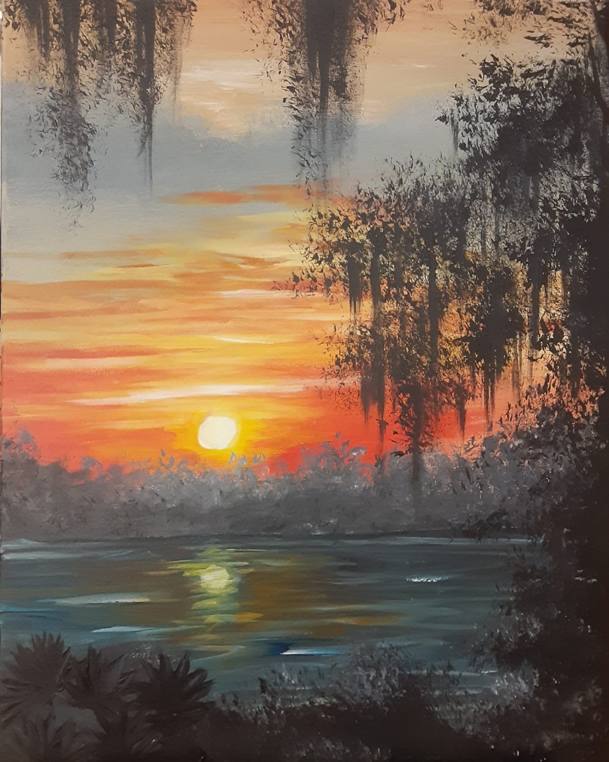 Acrylic Painting with Ruby.