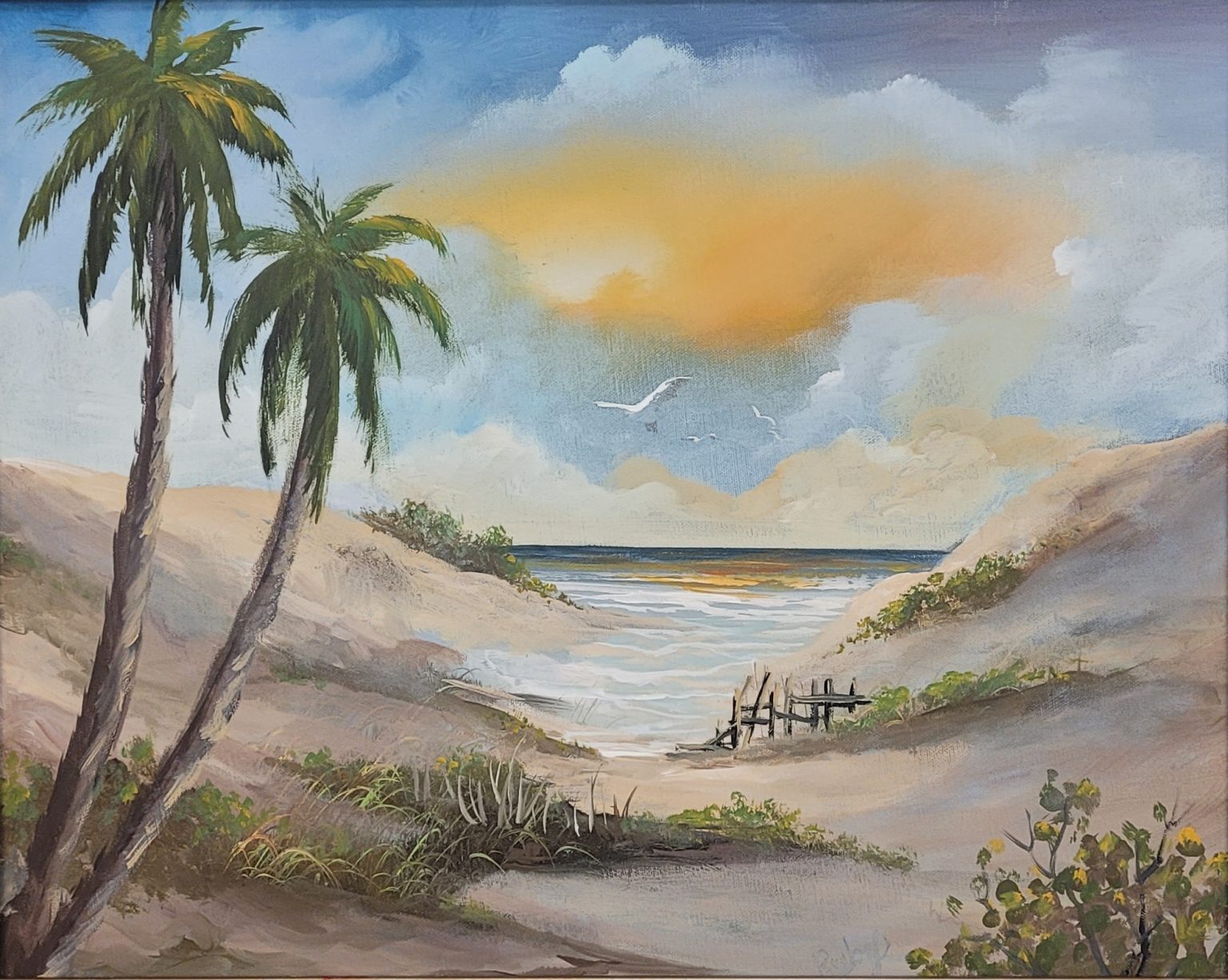 Acrylic Painting with Ruby.