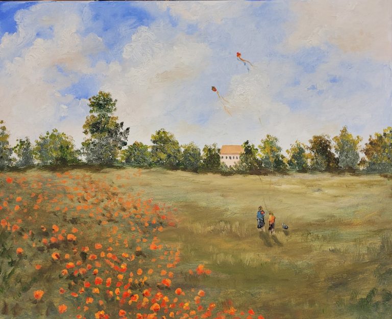 Acrylic Painting with Ruby.